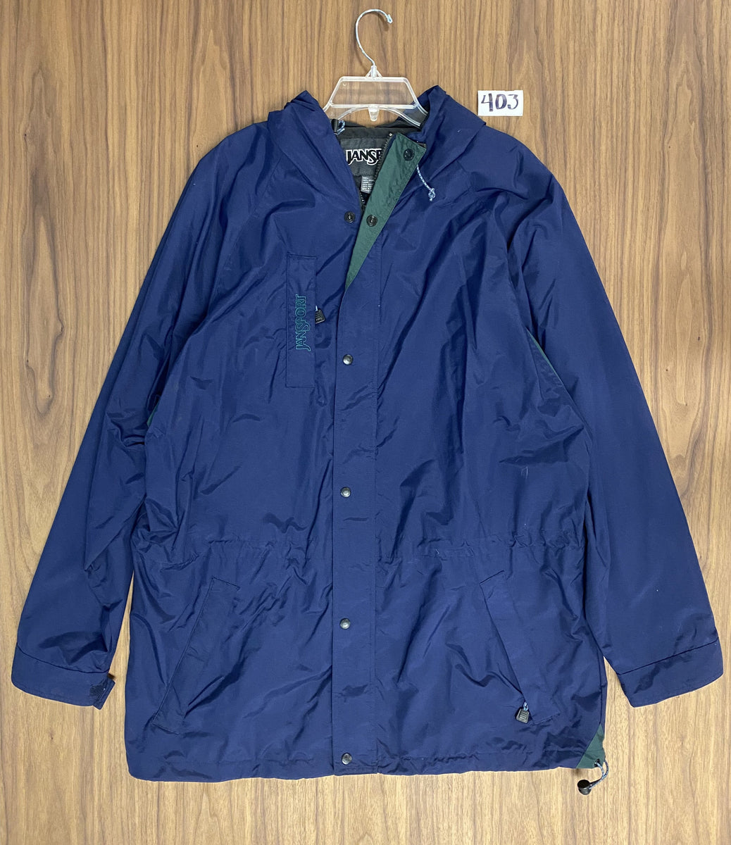 Jansport Hooded Jacket - Navy – the lockr